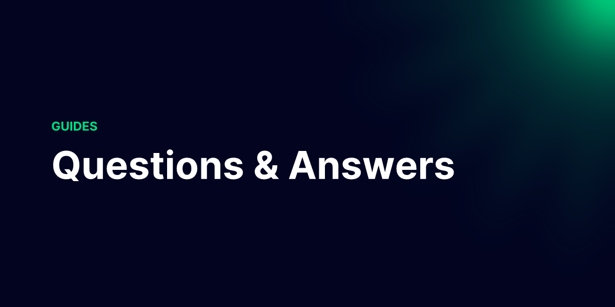 Questions & Answers - Twelve Iterations - Mods