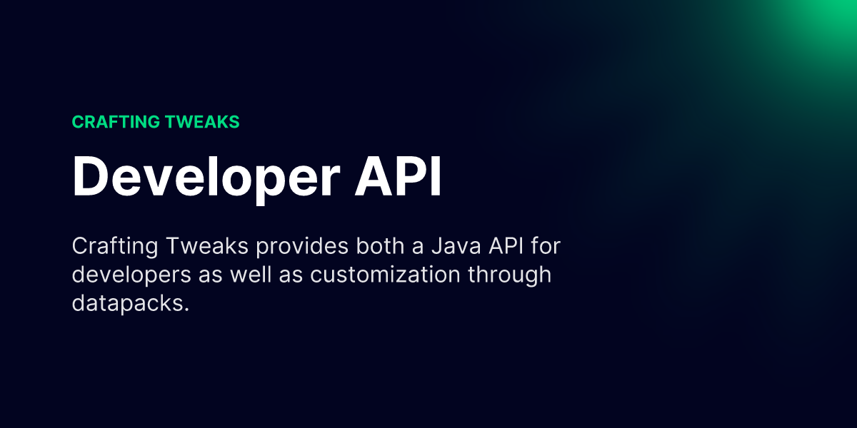 Developer API - Twelve Iterations - Mods