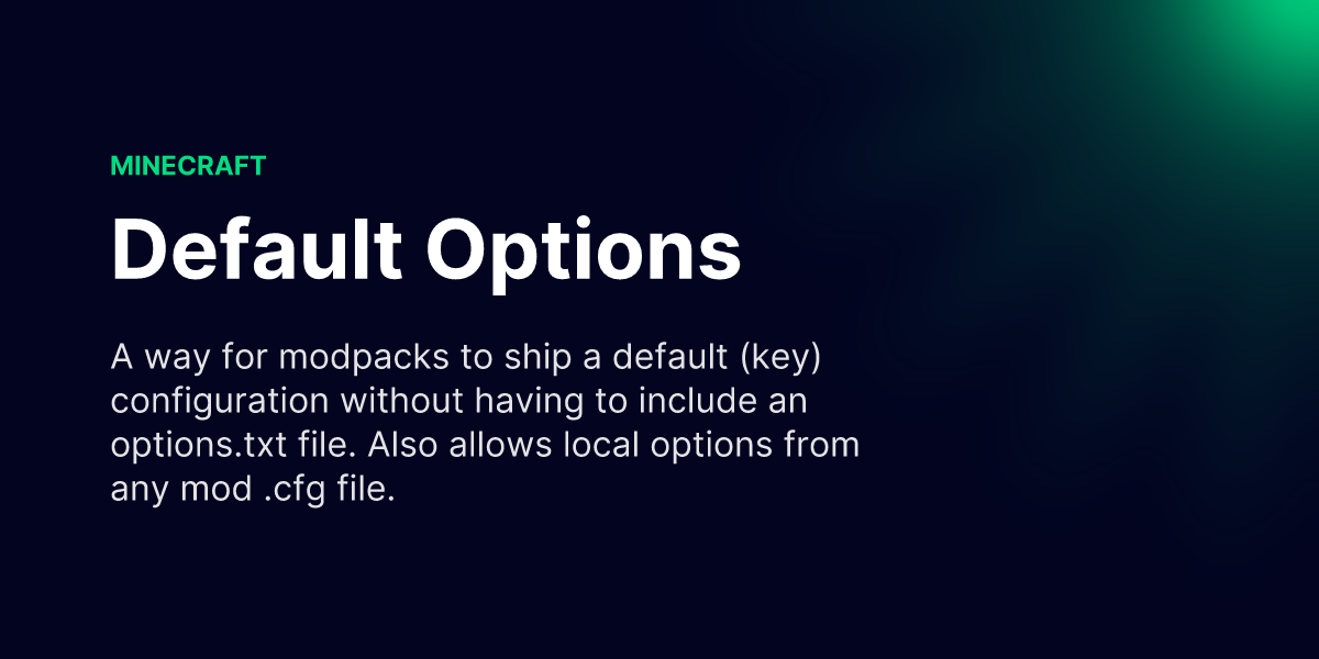 Default Options - Twelve Iterations - Mods