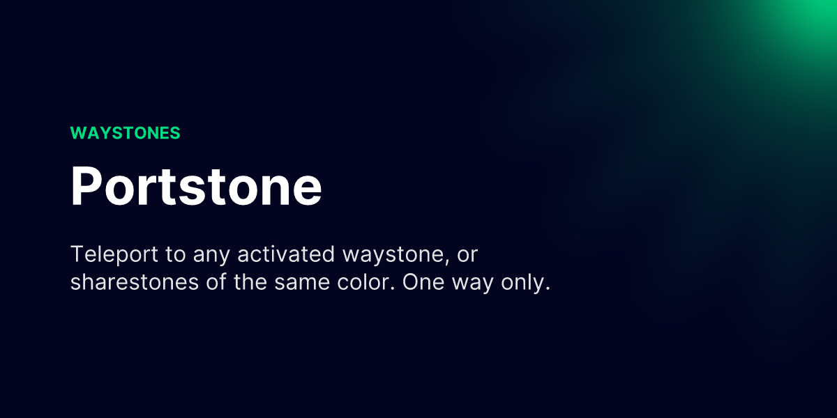 Portstone - Twelve Iterations - Mods